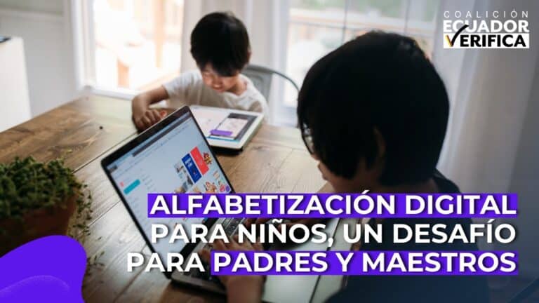 Alfabetización digital para niños, un desafío para padres y maestros